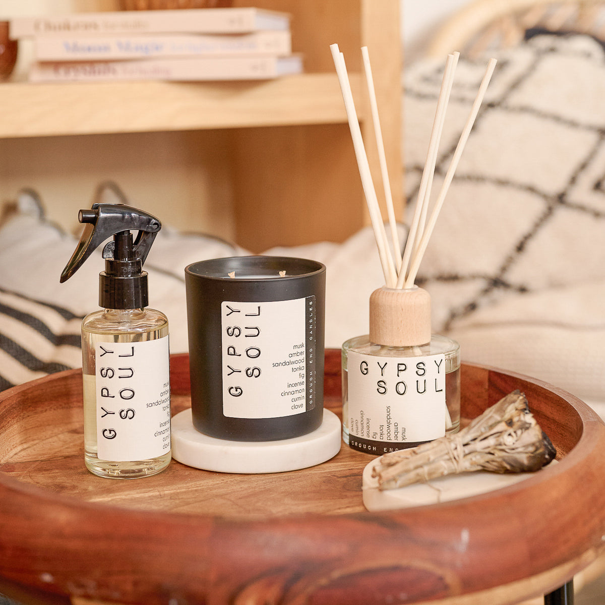 SCENTED TRIO - CANDLE, DIFFUSER AND ROOM SPRAY – crouch end candles