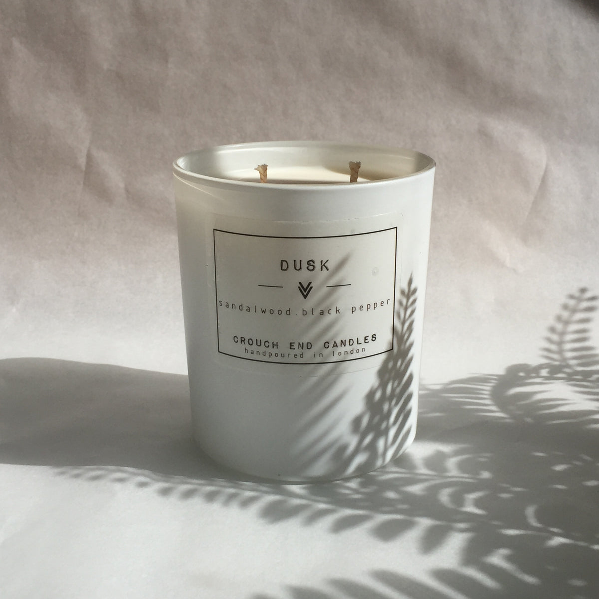 "DUSK SKIES" sandalwood & cracked black pepper candles – crouch end candles